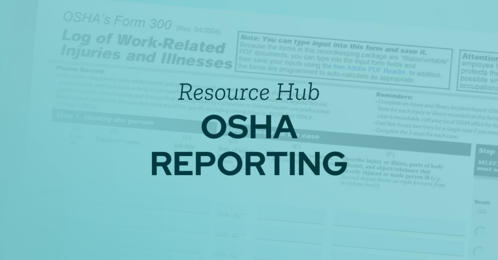 OSHA Reporting Resource Hub - KPA