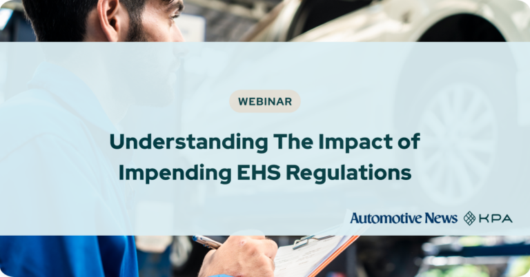 Understanding The Impact of Impending EHS Regulations - KPA