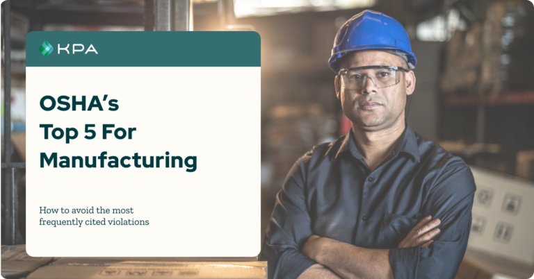 OSHA Top 5 for Manufacturing - KPA