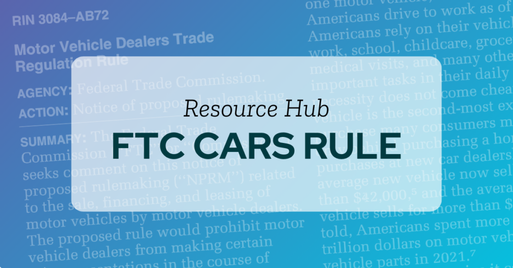 FTC Vehicle Shopping Rule Resource Hub - KPA