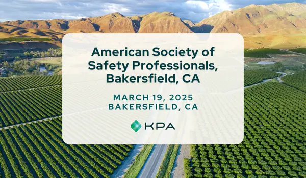 American Society of Safety Professionals, Bakersfield, CA - KPA